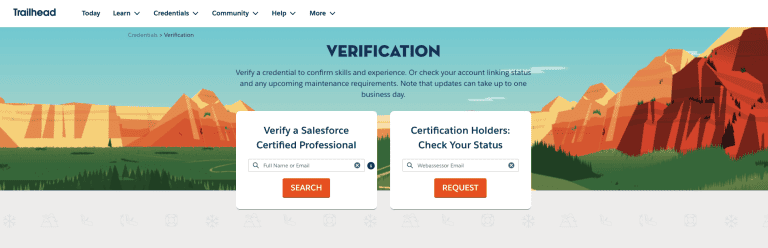 The 2 Official Salesforce Certification Verification Methods